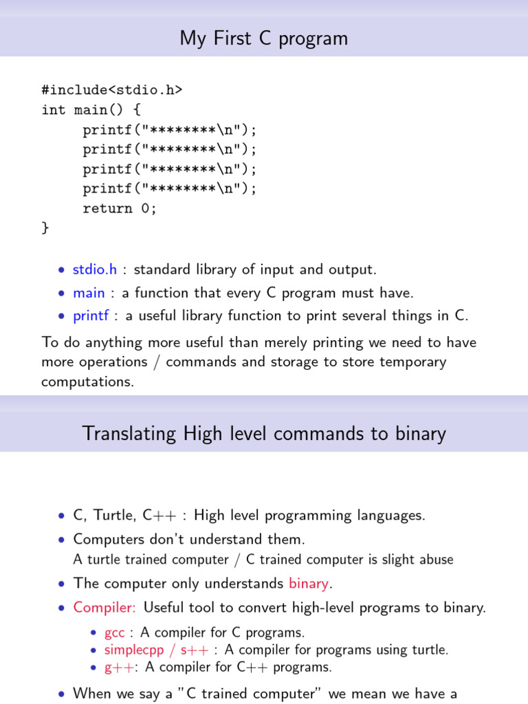 CS1111 Merged Slides Removed | PDF | Integer (Computer Science) | Ascii