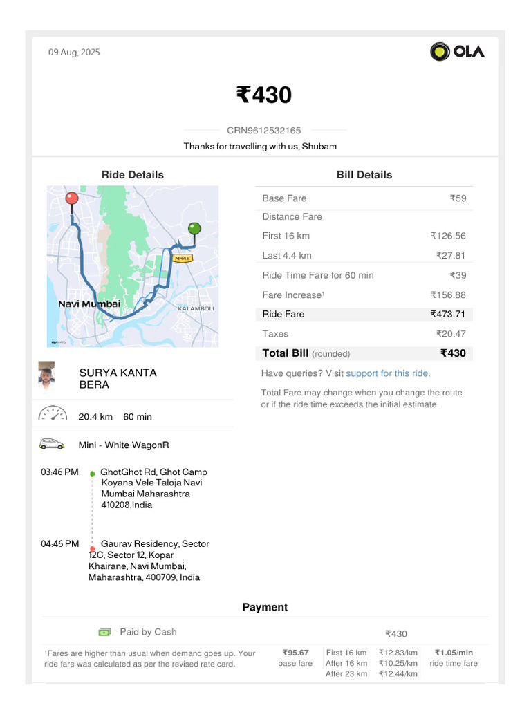 Crn 9612532165 | PDF | Invoice | Payments