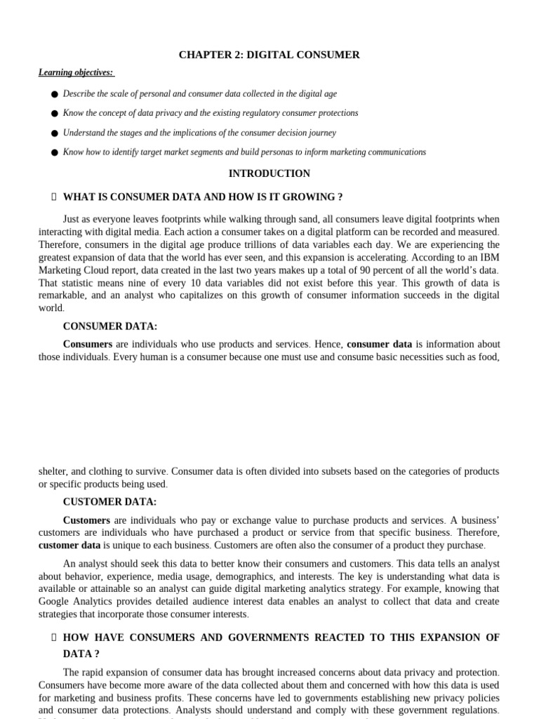 Understanding Digital Consumer Data | PDF | Mobile App | Digital Marketing