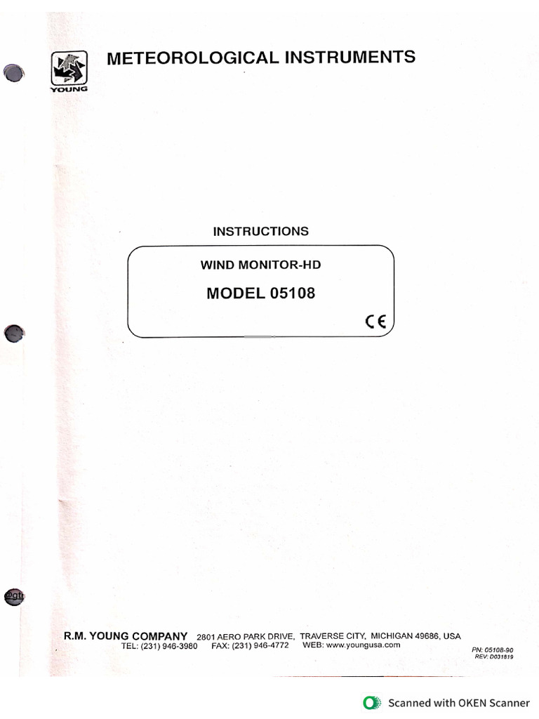 Wind Sensor Manual | PDF