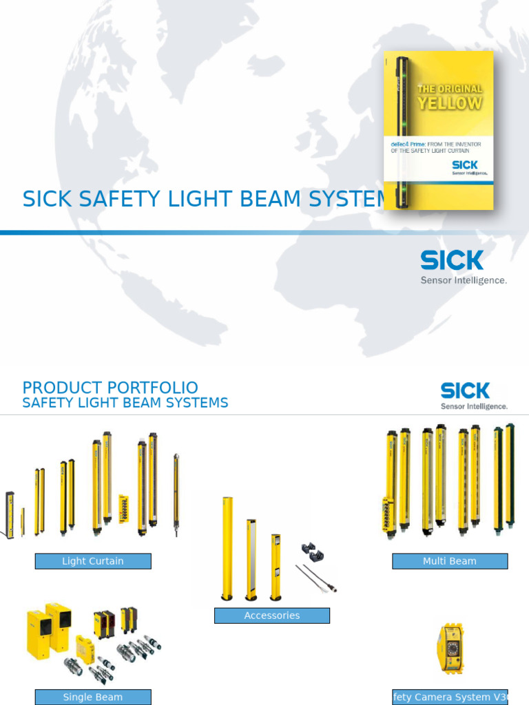 SICK Safety Light Beam Systems Overview | PDF | Equipment