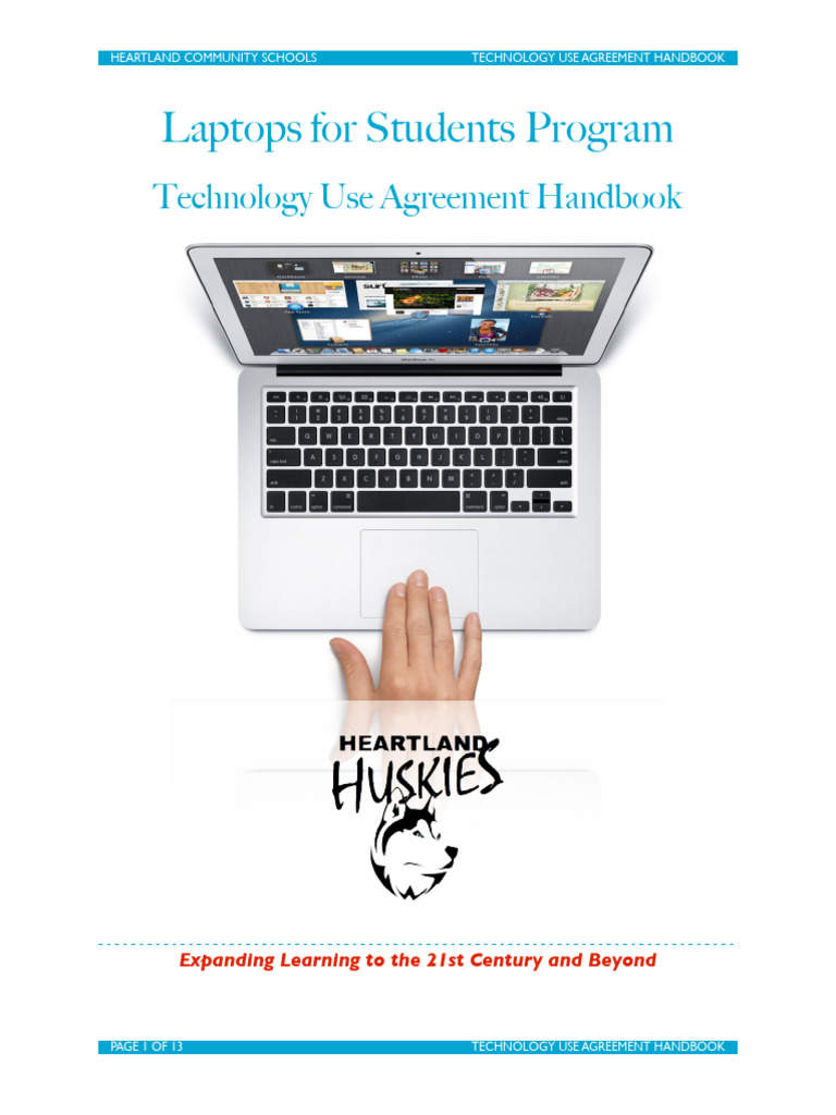 Heartland Schools Laptop Use Agreement | PDF | Copyright Infringement ...