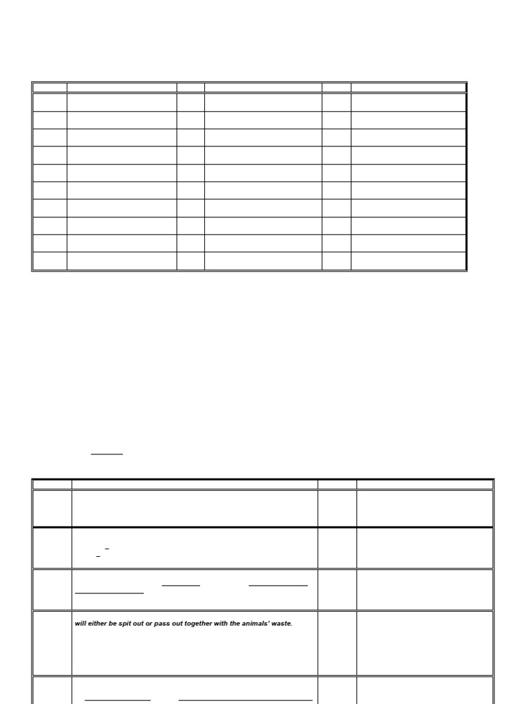 PSLE Science 2013 Answer Key | PDF | Force | Seed