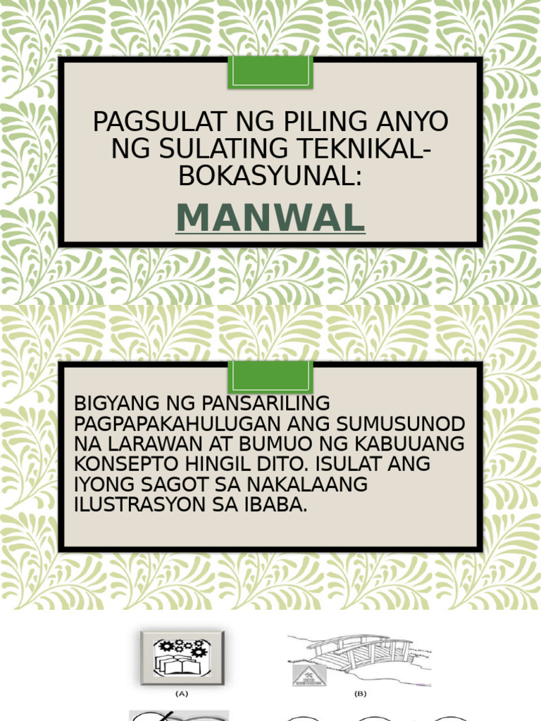 Aralin 3 Manwal 1 1 | PDF