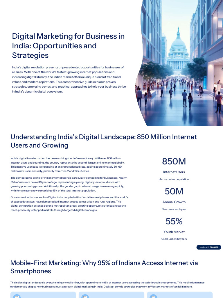 Digital Marketing Strategies in India | PDF | Digital Marketing ...