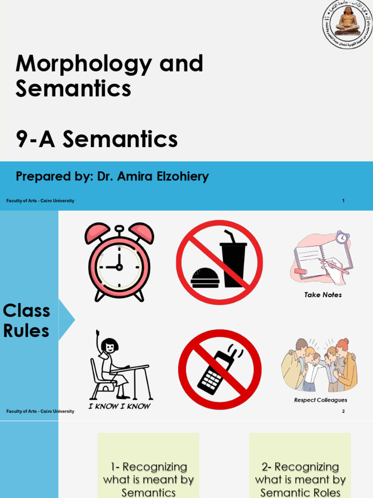 9 a Semantics | PDF | Semantics | Linguistics
