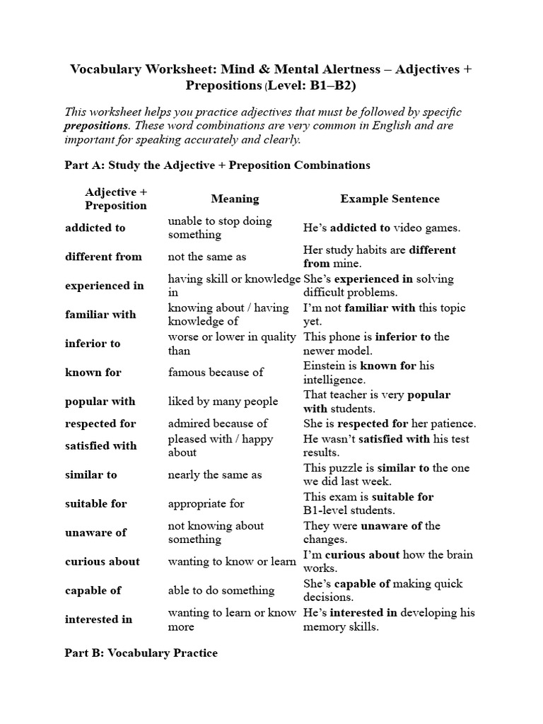 Vocabulary Worksheet 1 P. 109 SB | PDF | Vocabulary | Cognitive Science