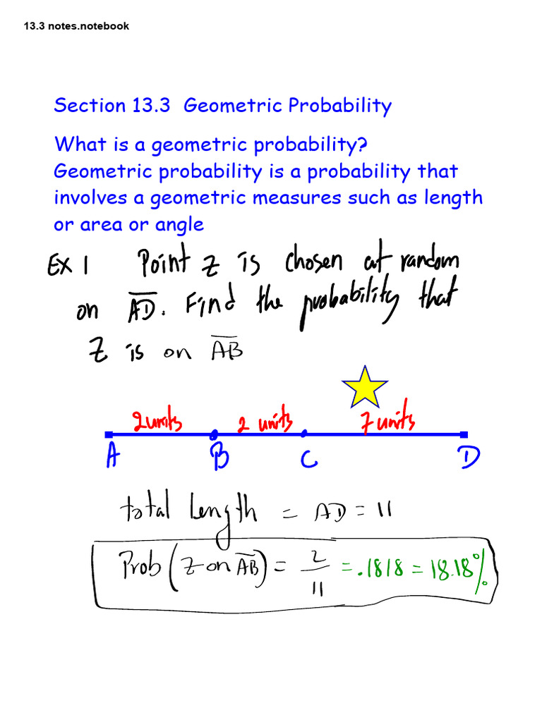Geometric Probability Explained | PDF