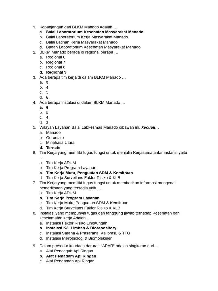 Soal Kahoot Peserta Magang | PDF