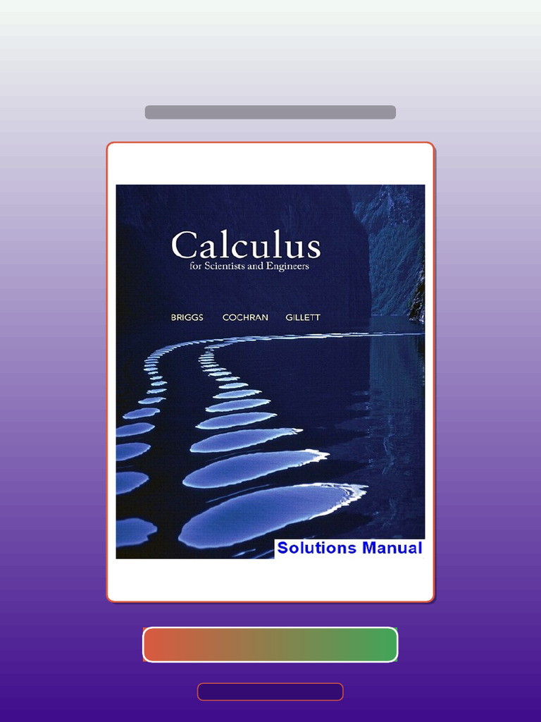 Calculus for Scientists and Engineers 1st Edition Briggs Exam Prep | PDF | Integral | Function ...