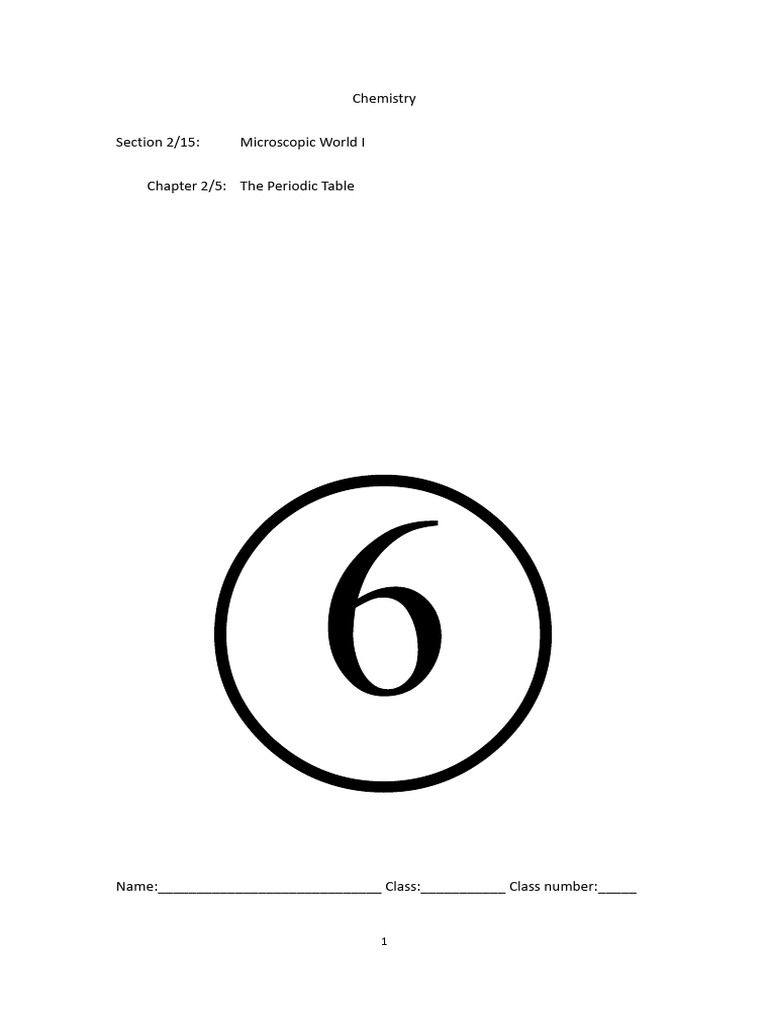Understanding the Periodic Table Basics | PDF | Periodic Table ...