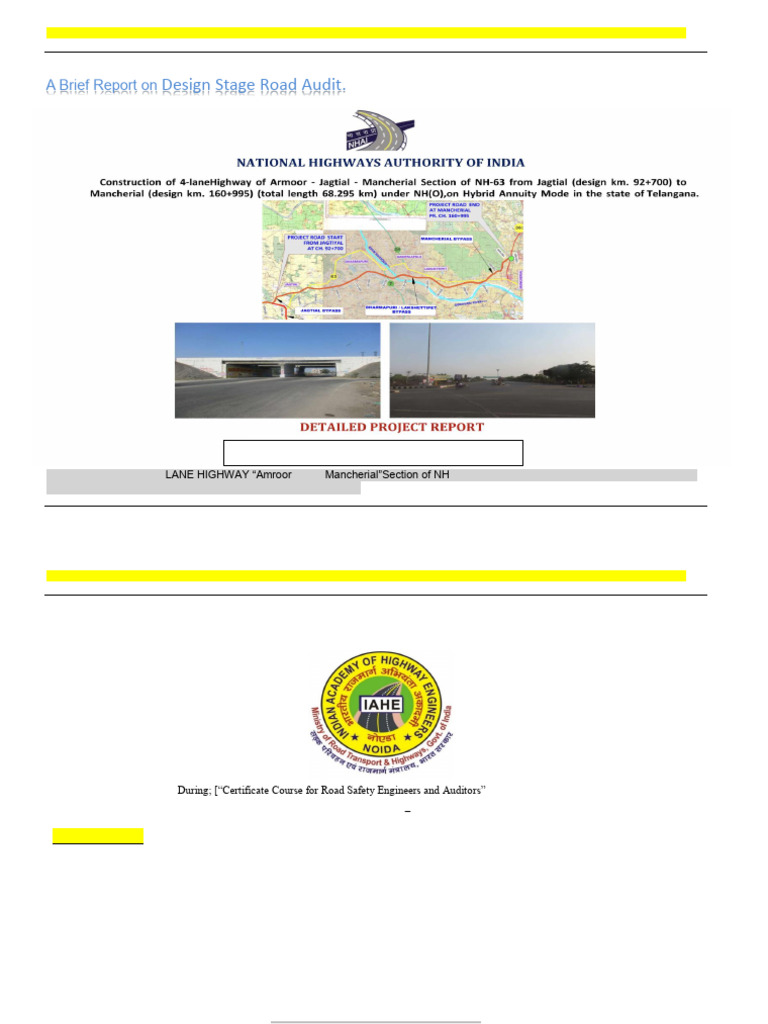 RSA Report Final Team IV | PDF | Traffic | Road