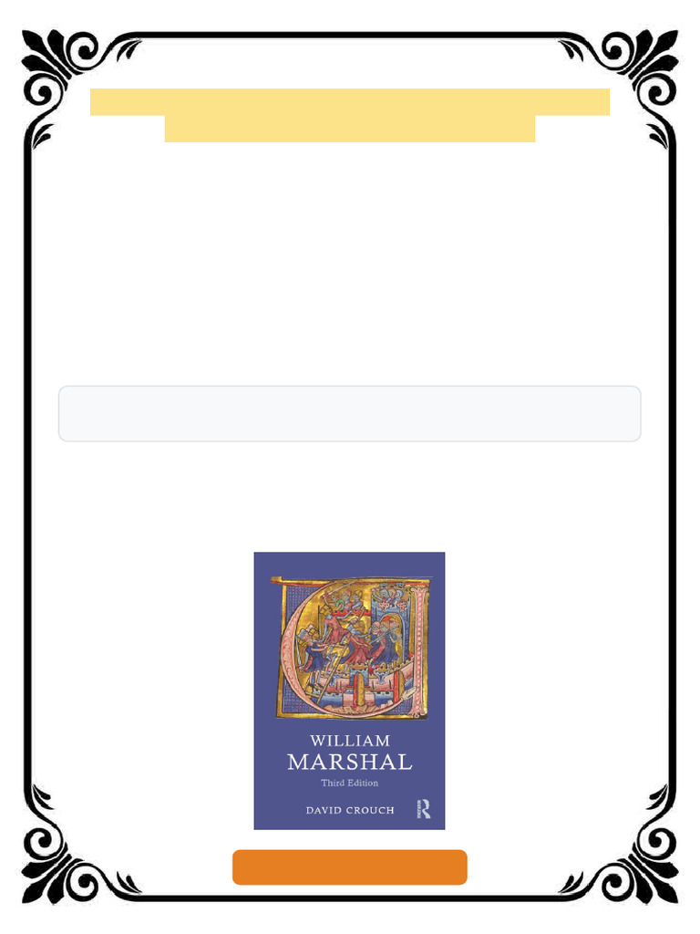William Marshal 3rd Ed Edition David Crouch Ebook Digital Replica | PDF