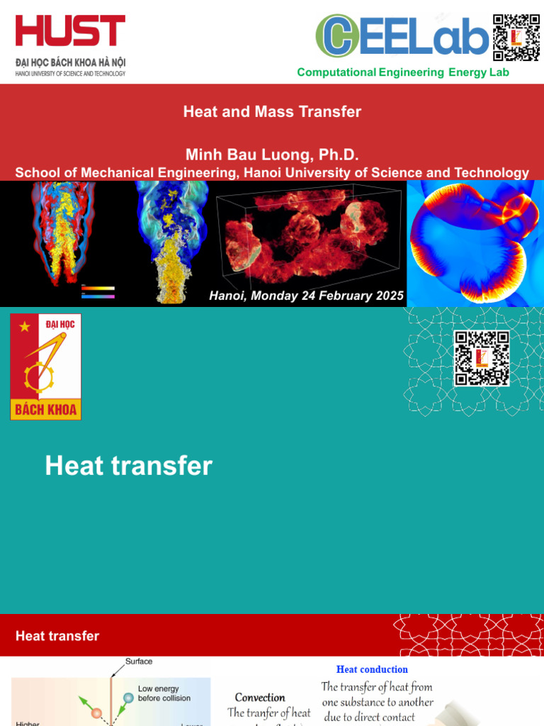 Heat Mass Transfer LectureNotes MinhBauLuong | PDF | Thermal Conduction ...