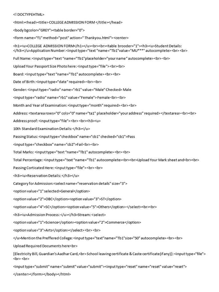 Form 5 | PDF