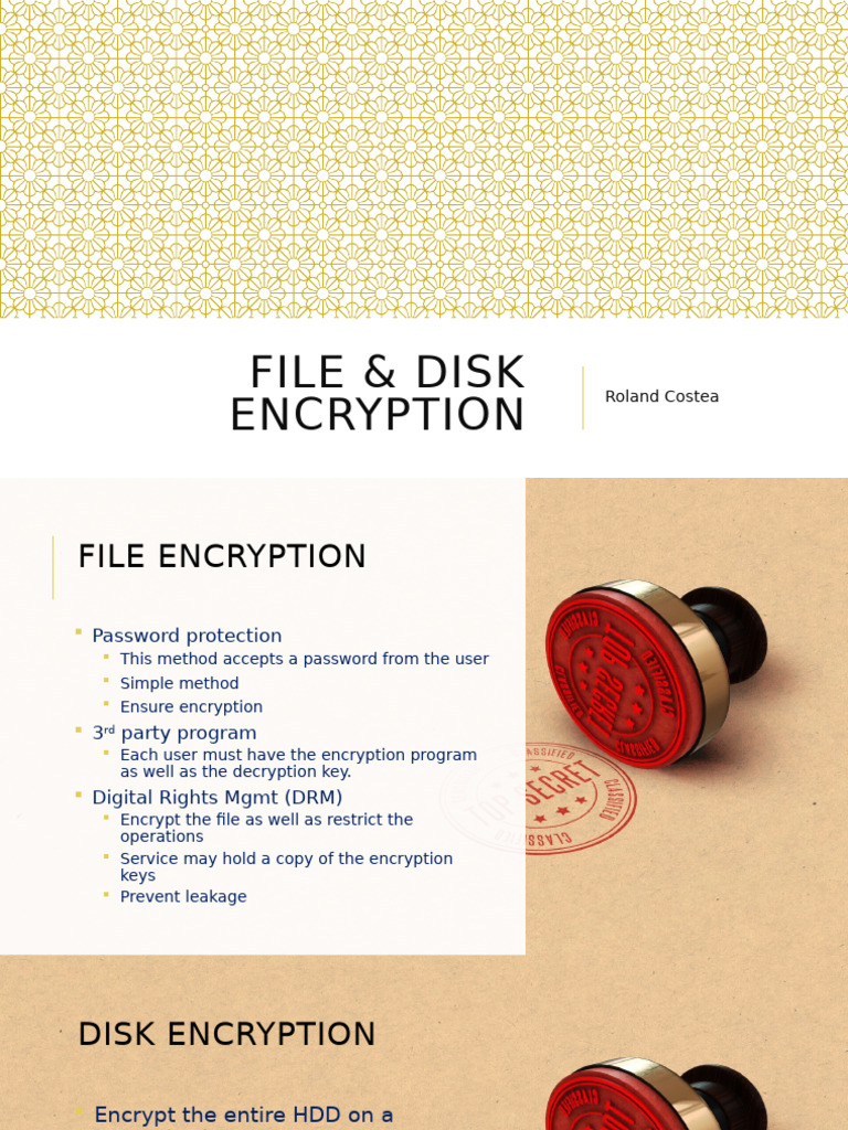 512 - File & Disk Encryption | PDF