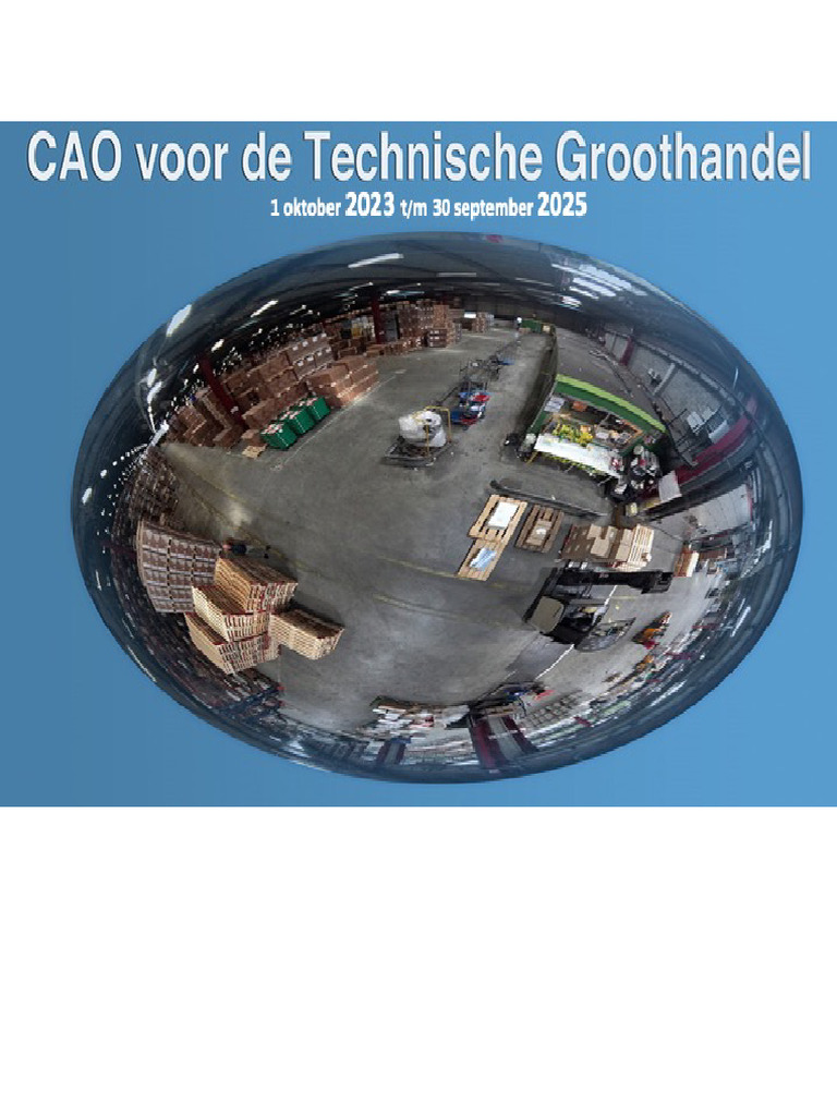 CAO Technische Groothandel 2023 2025 | PDF
