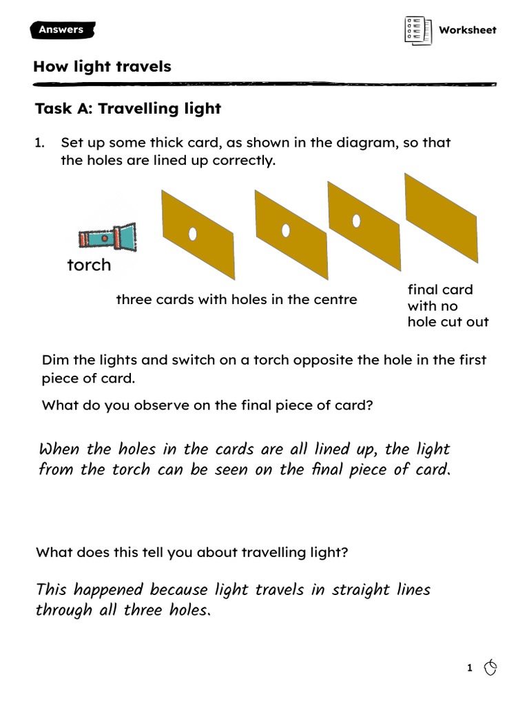 Understanding Light Travel Concepts | PDF