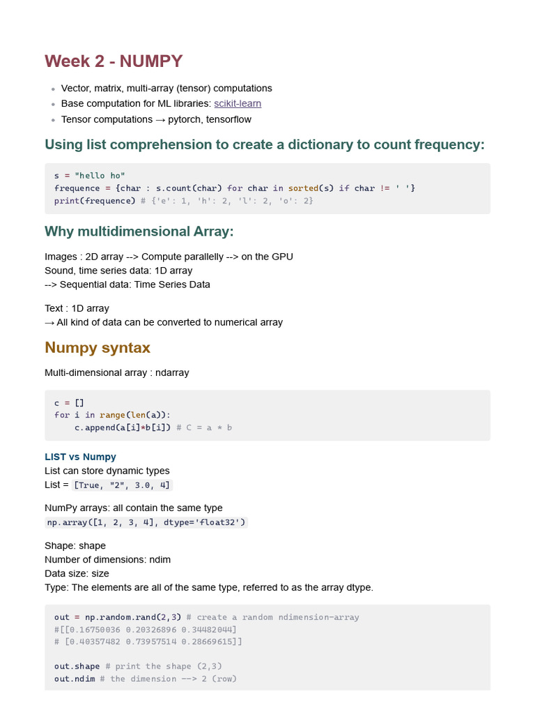 Numpy | PDF | Computer Programming | Software Engineering