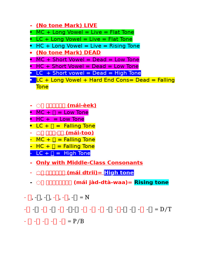 Tone Recap | PDF