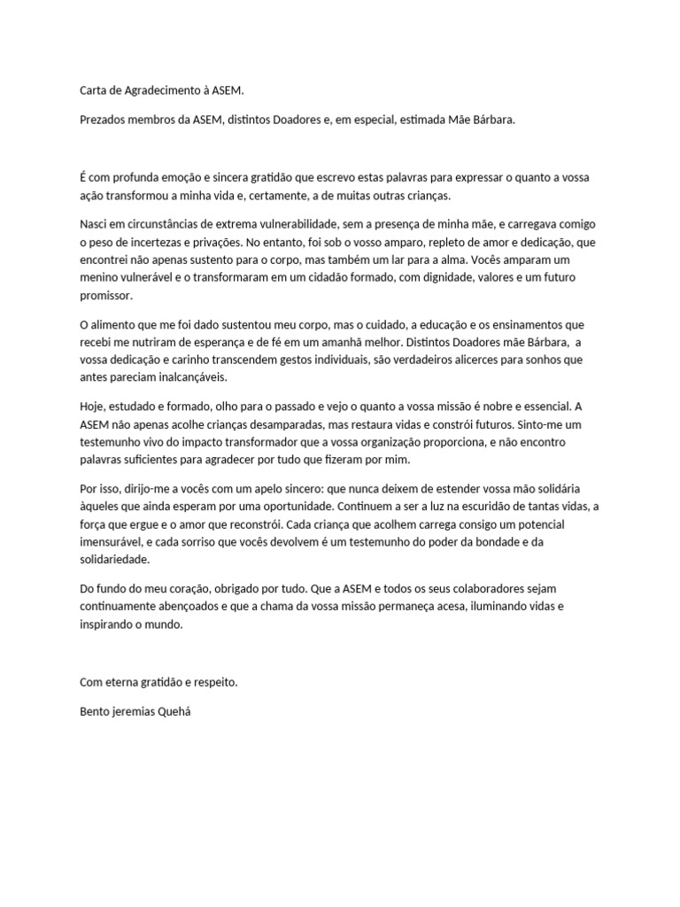 Carta de Agrade-WPS Office | PDF