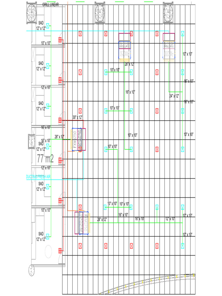 Linear Grill and Duct Sizes List | PDF