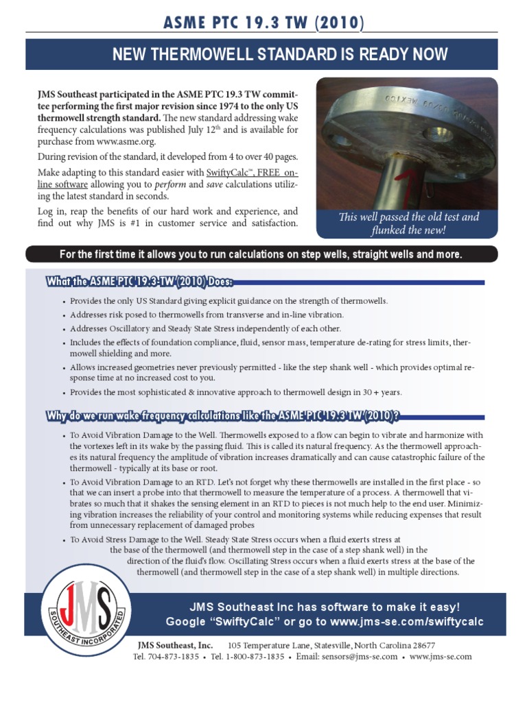 SwiftyCalc - Wake Frequency Calculation Using The ASME PTC 19.3 TW ...