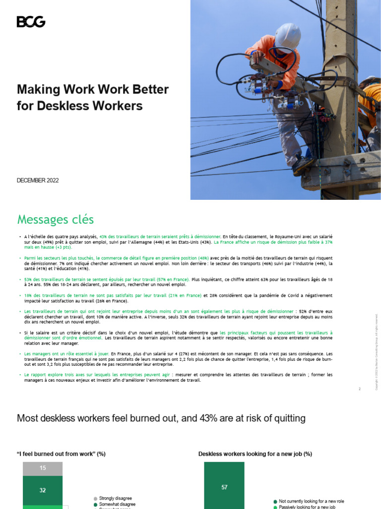 Making WorkWorkBetter for Deskless Workers | PDF | Employee Benefits ...