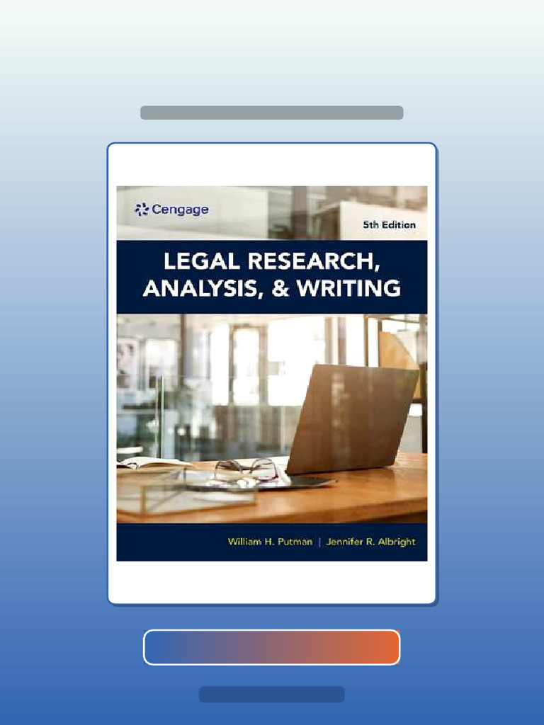 Legal Research Analysis and Writing 5th Edition Putma HQ File Exam Prep ...