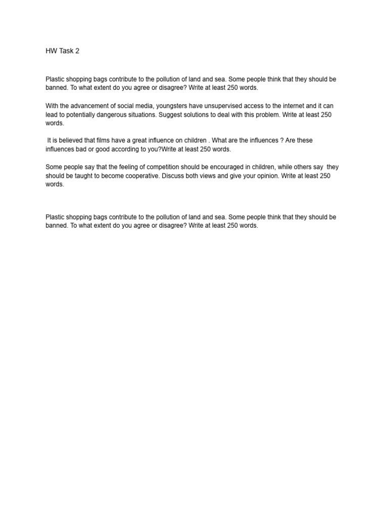Environmental and Social Issues Essay Topics | PDF