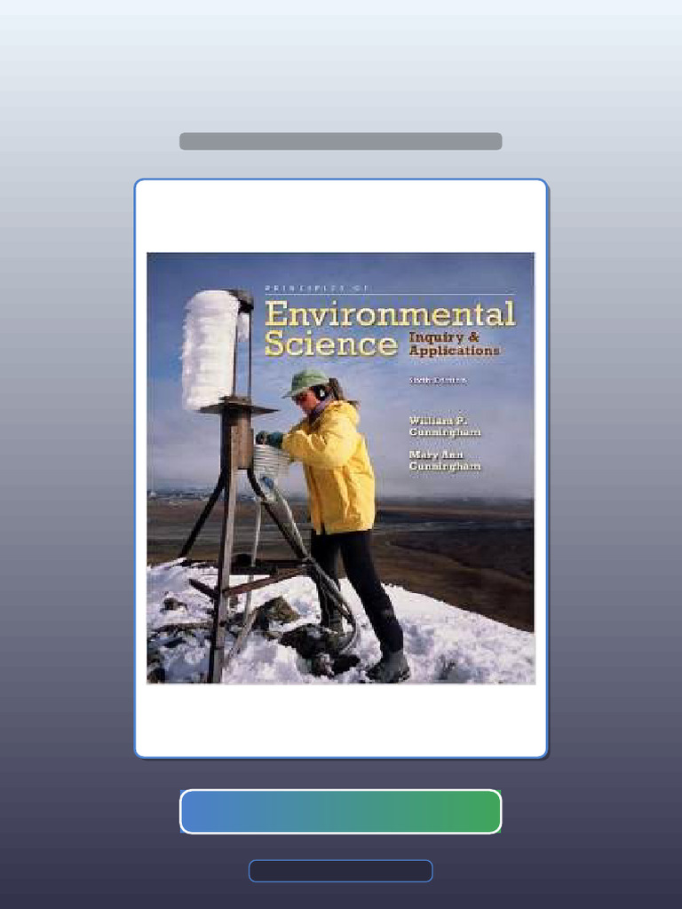 Principles of Environmental Science Companion Site 6th Edition by ...
