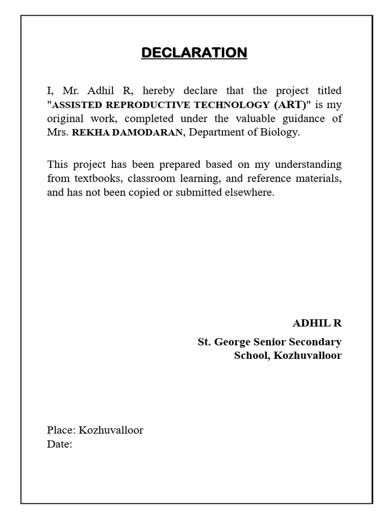 ADHIL DECL | PDF