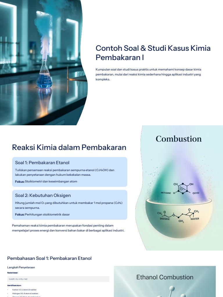 Contoh-Soal-and-Studi-Kasus-Kimia-Pembakaran-I(1) | PDF