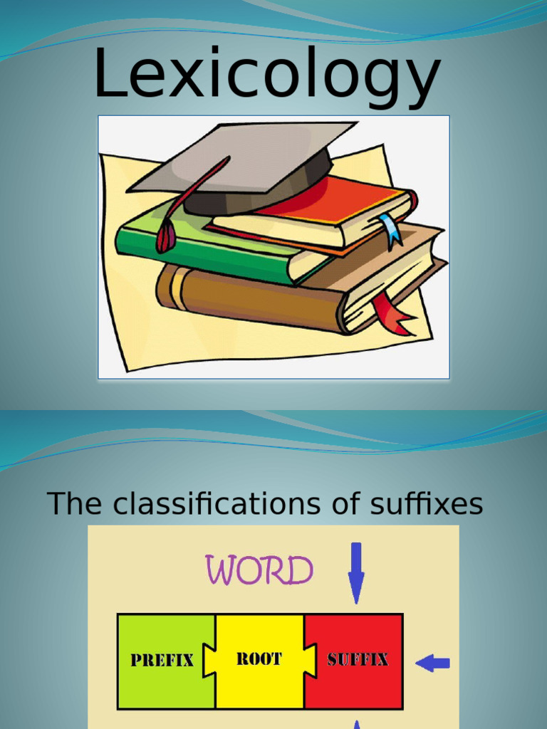The Classification of Suffixes in English | PDF | Part Of Speech ...