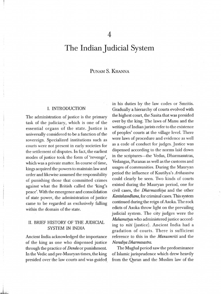 Unit 5 Indian Judicial System | PDF