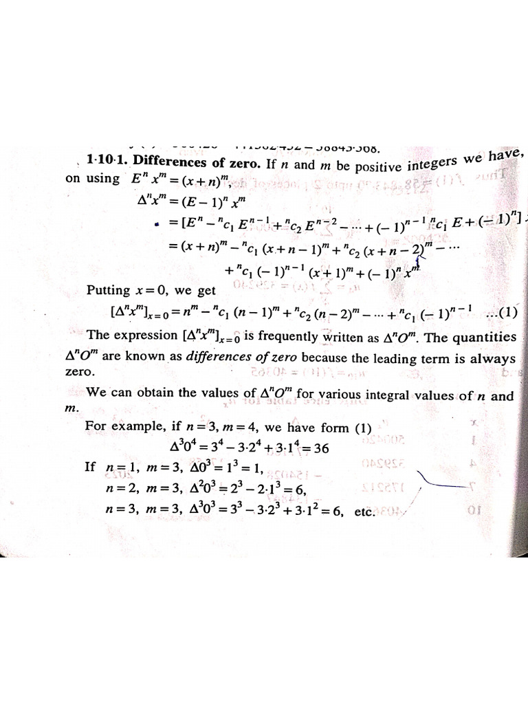 Difference of Zero | PDF