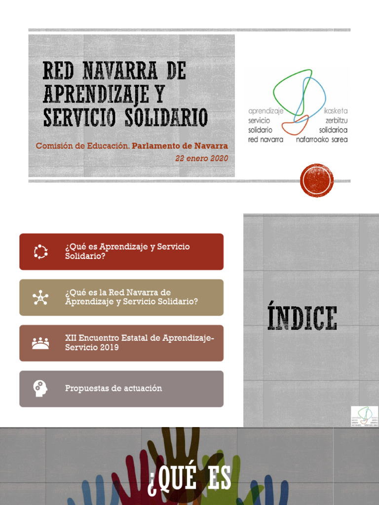 Red Navarra ApS | PDF | Sevicio de aprendizaje | Aprendizaje