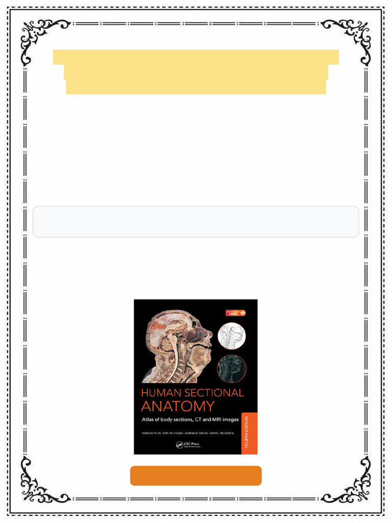 Human sectional anatomy atlas of body sections CT and MRI images 4th ...