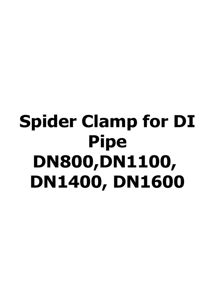 Stress Analysis of DI Pipe Spider Clamps | PDF | Strength Of Materials ...