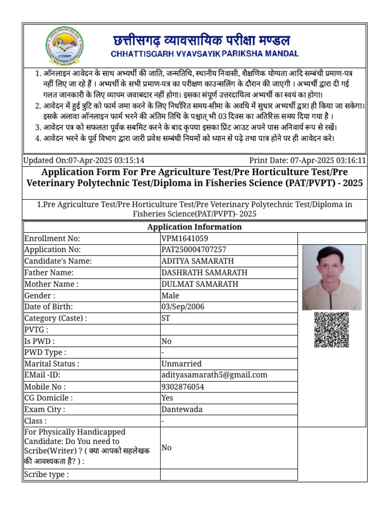 Form PAT | PDF