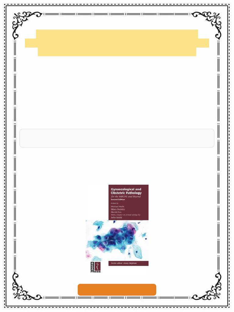 Gynaecological and Obstetric Pathology For The MRCOG and Beyond 2nd ...