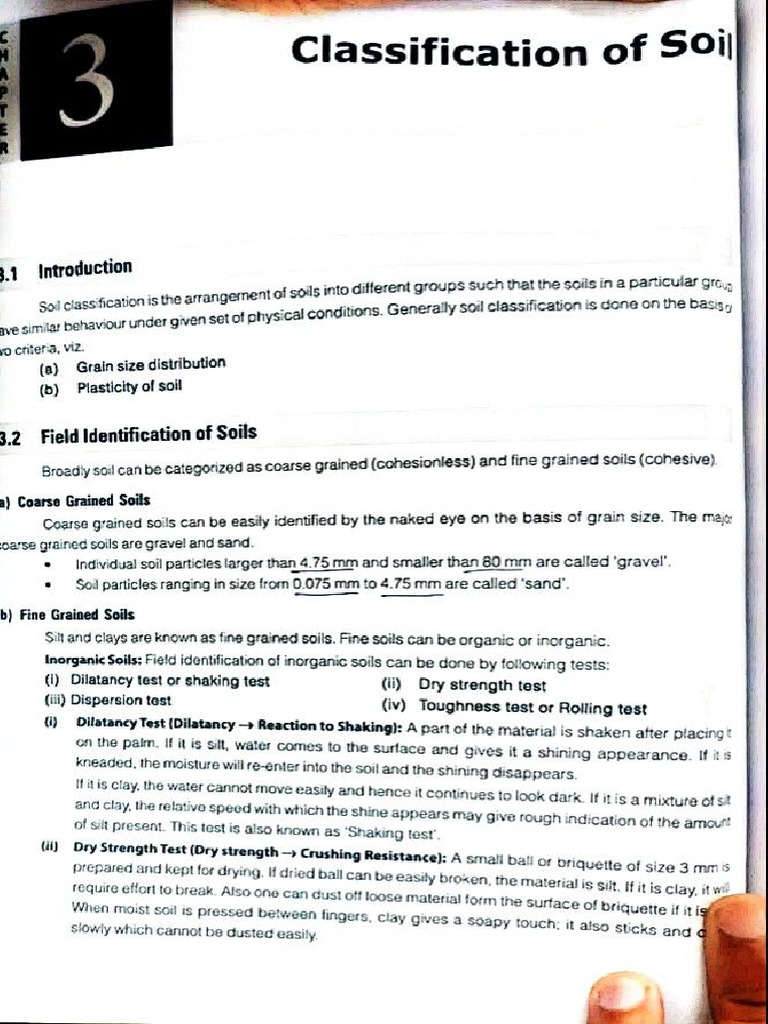 Classification of Soil | PDF