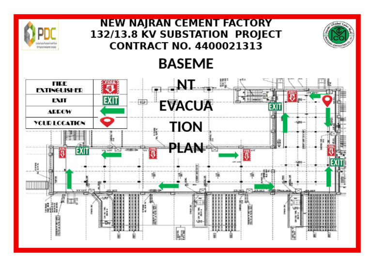 Basement Evacuation Plan (1) | PDF