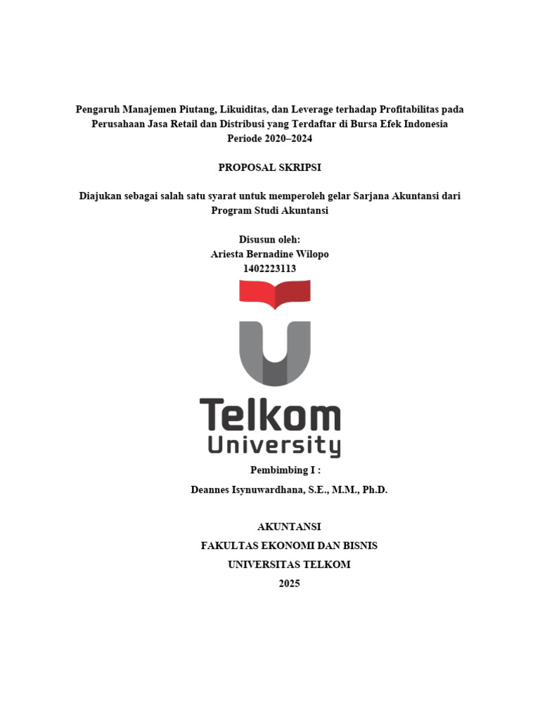 Ariesta Bernadine Wilopo_1402223113_Proposal Skripsi | PDF