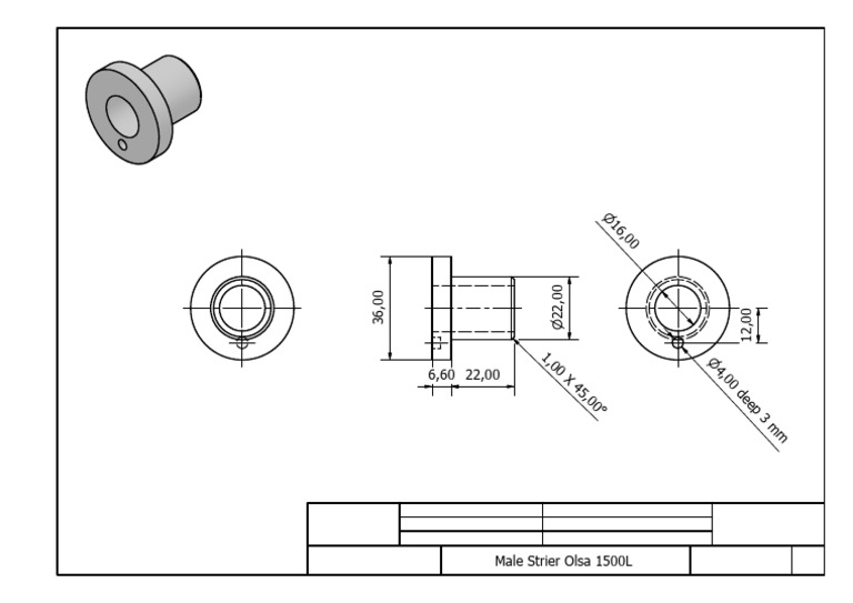 Male Strier Olsa 1500L Specifications | PDF