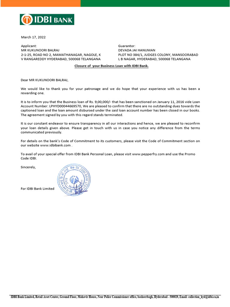 IDBI Bank | PDF