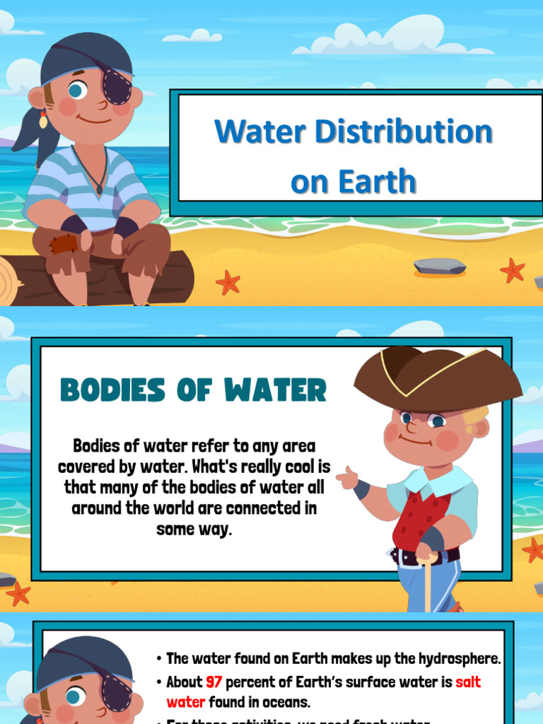 Water Distribution On Earth | PDF