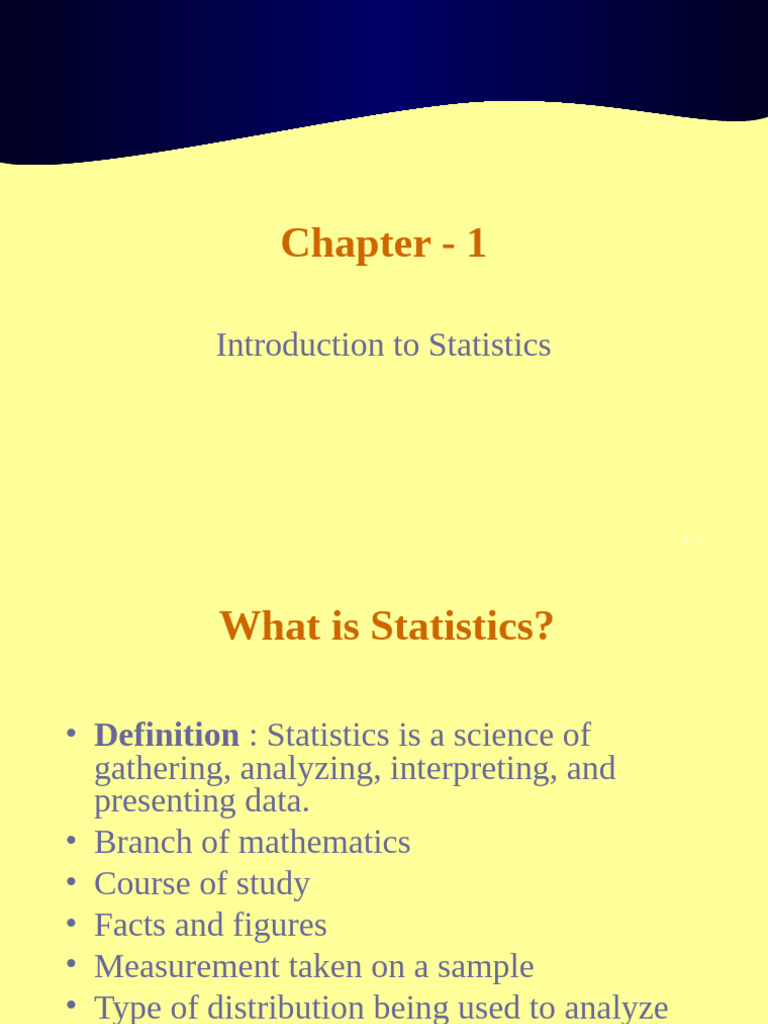 ch01 | PDF | Level Of Measurement | Statistics
