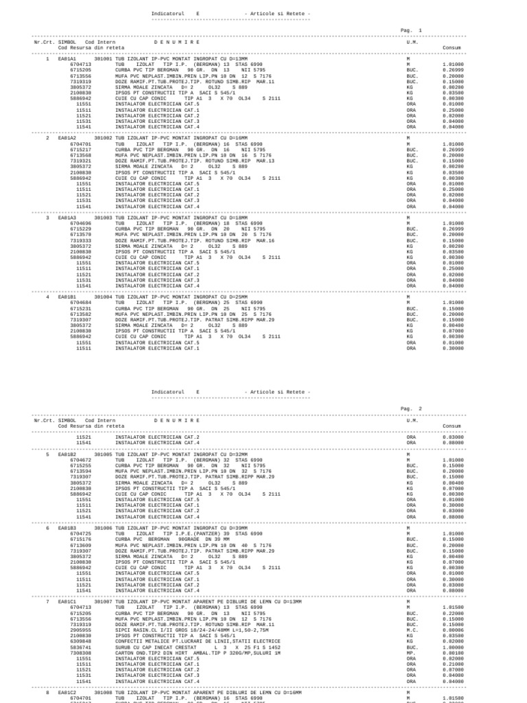 Indicatorul E | PDF