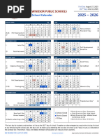 DCPS Calendar 25-26 English - 0 | PDF | Jewish Holidays | Observances
